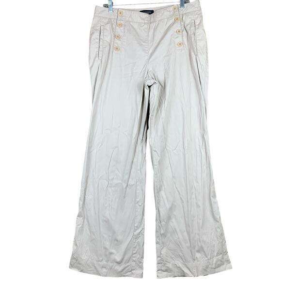Talbots | Pants & Jumpsuits | Talbots Womens Pants Tan Heritage Wide ...